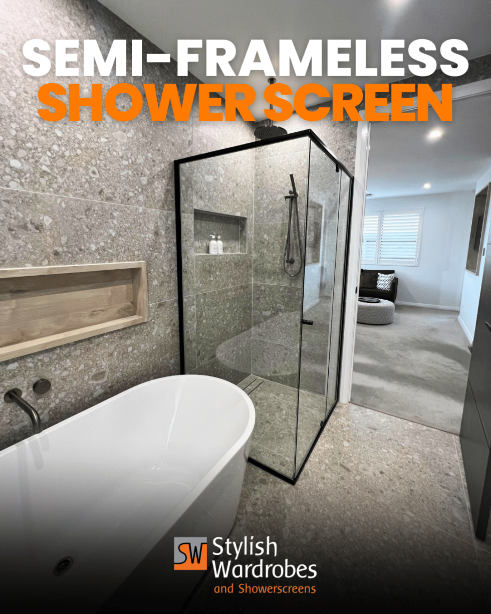 Semi-Frameless Showerscreens
